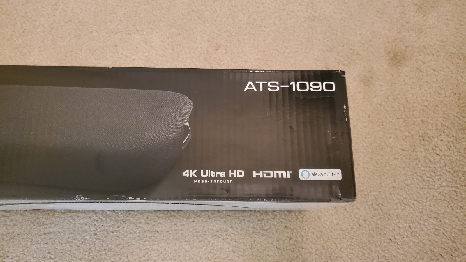 Yamaha ATS-1090 35in Wide Soundbar Dual in-Bar Subwoofers - Black ...