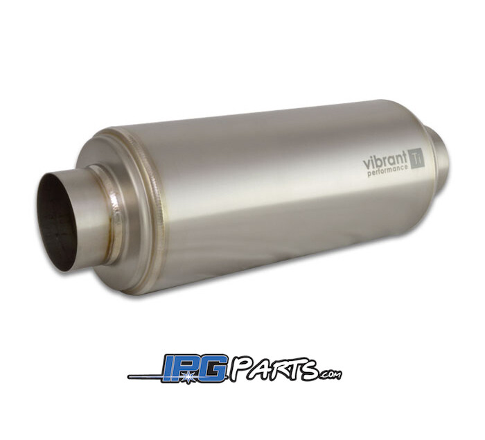 Vibrant Performance Ti Titanium Resonator 3" Inlet & Outlet - 16 ...