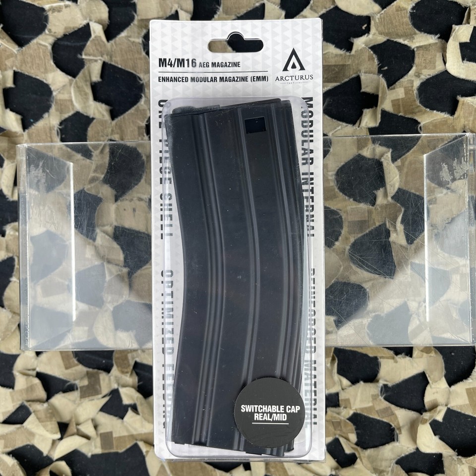 NEW Arcturus M4/M16 Metal 30/135 Round EMM Variable Mid Cap Airsoft ...