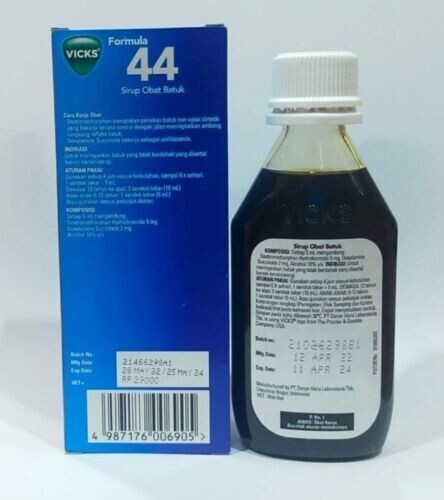 VICKS FORMULA 44 COUGH PHLEGM & CHEST CONGESTION FAST RELIEF 100ml | eBay