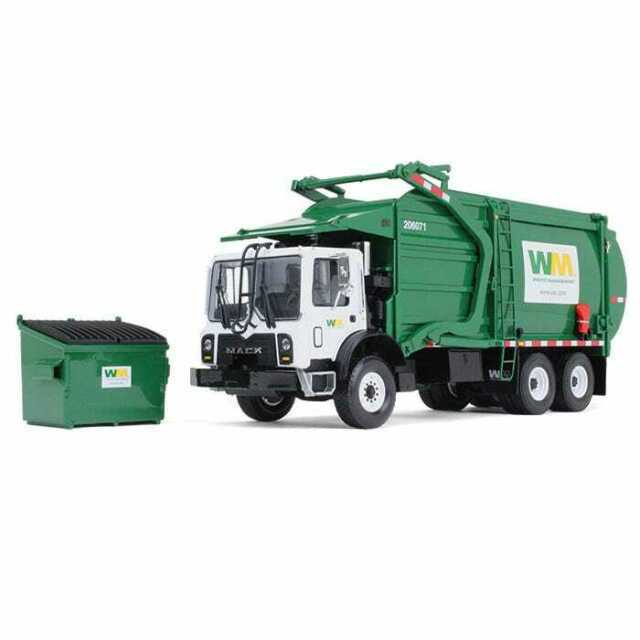 First Gear 10-4001 Mack TerraPro with Wittke Front Load Refuse with Bin ...