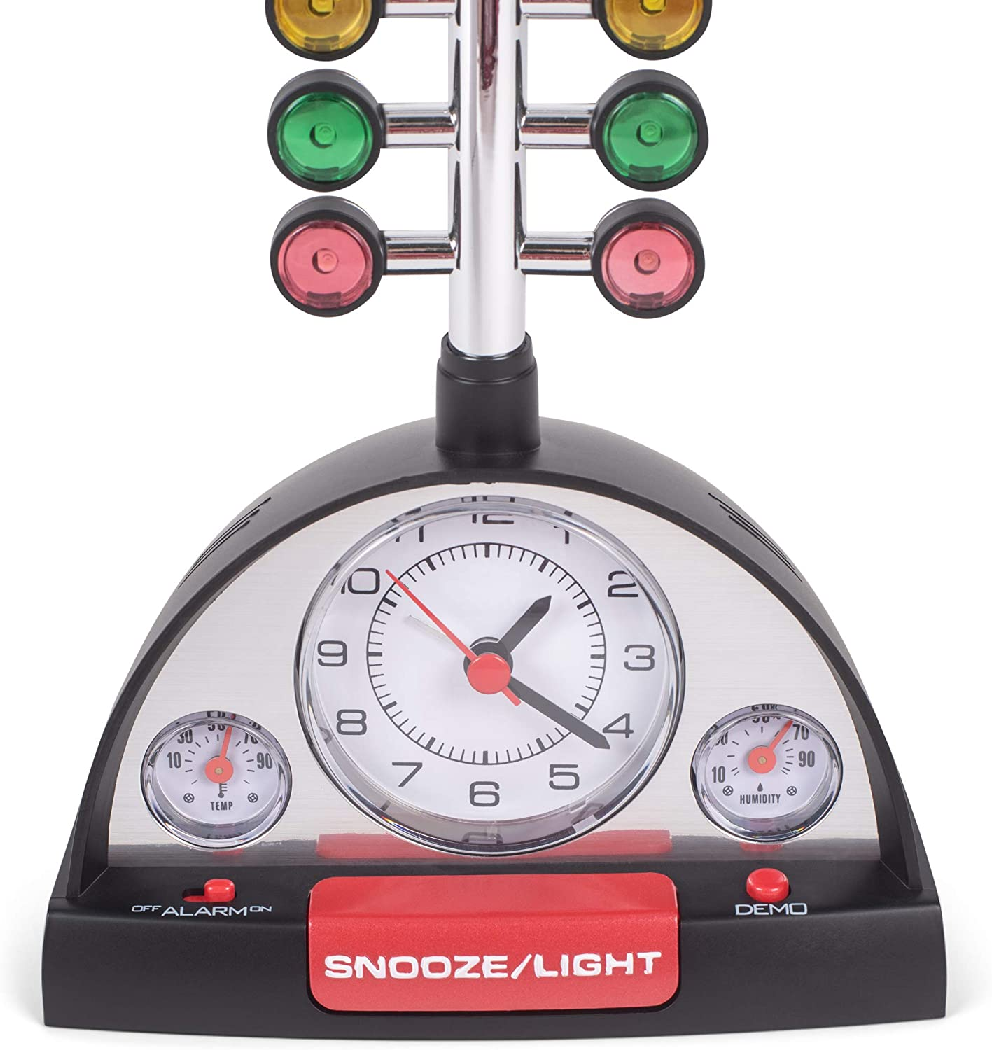Drag Racing Christmas Tree Lighted Thermometer Sound Tabletop Alarm ...