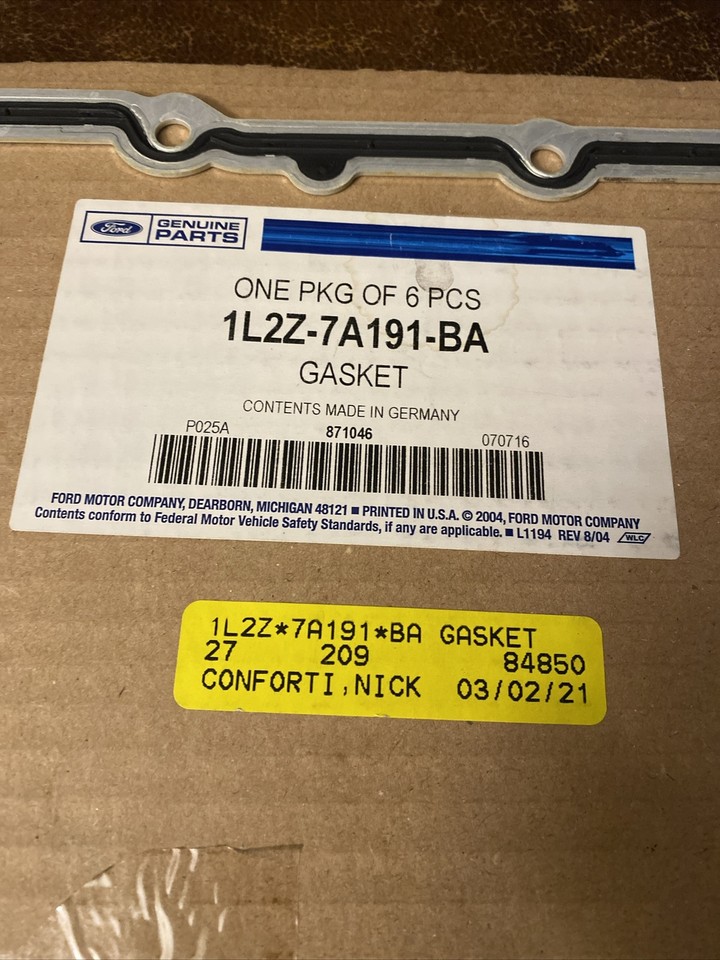 New Genuine Ford Automatic Transmission Oil Pan Gasket OEM 1L2Z7A191BA ...