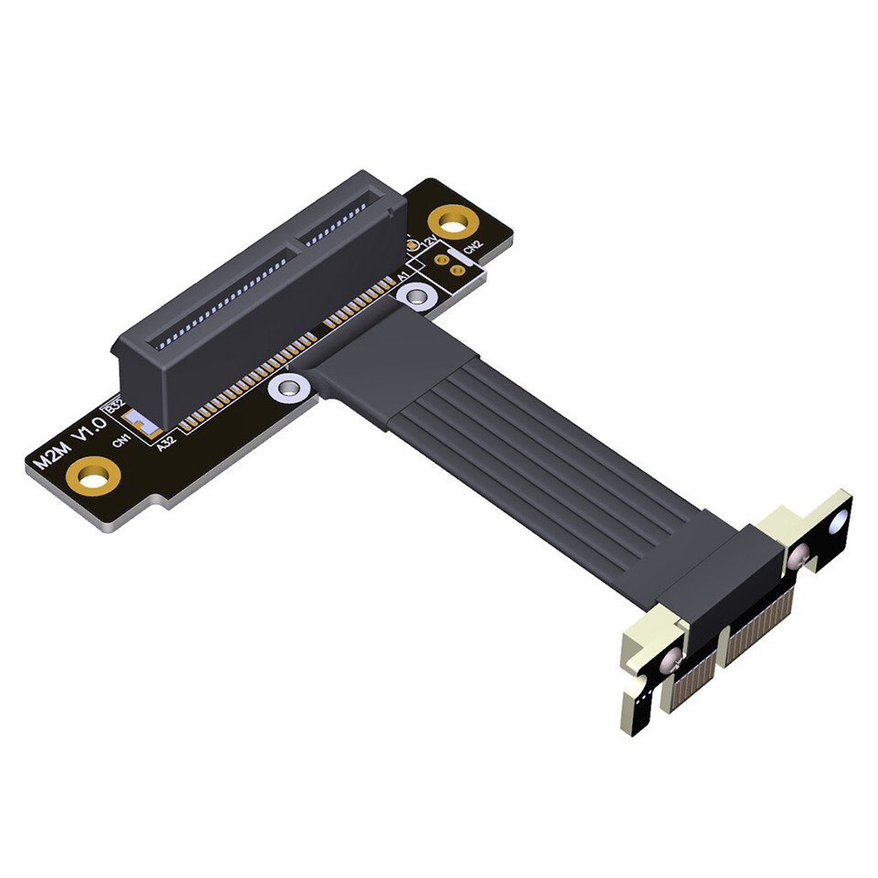 PCIe4.0x1 gen4 16Gbps Riser Network Card HDD PCI-E 4.0 x4 to x1 ...