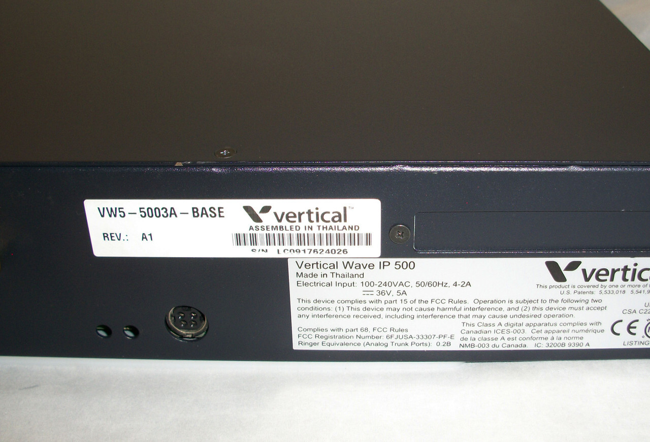 Vertical Wave IP 500 Cabinet VW5-5003A-BASE | eBay