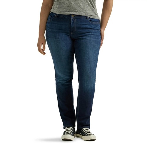 Lee Women's Mid-Rise Regular Fit Straight Leg Size 20 LONG. NEW with ...