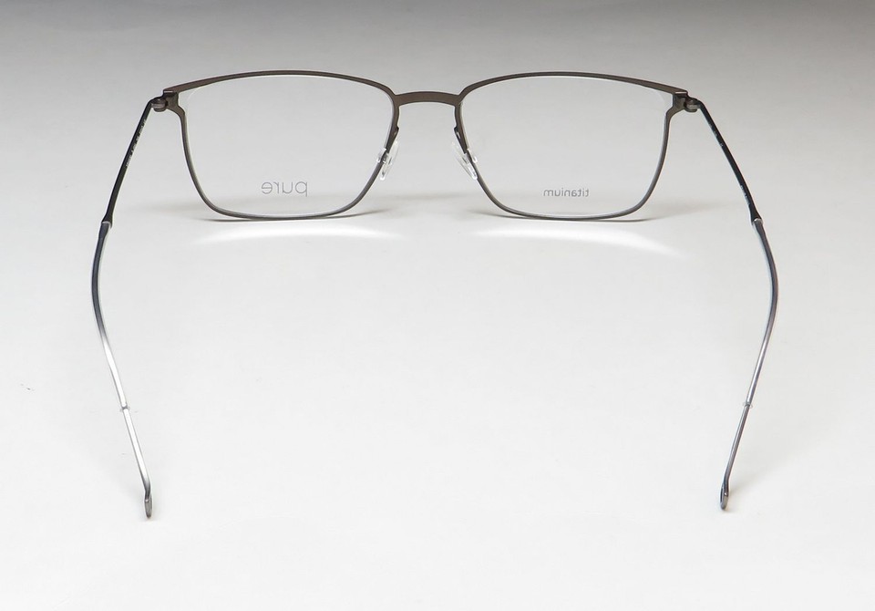 NEW MARCHON AIRLOCK PURE 4004 EYEGLASSES 54-17-145 BROWN FULL-RIM MENS ...