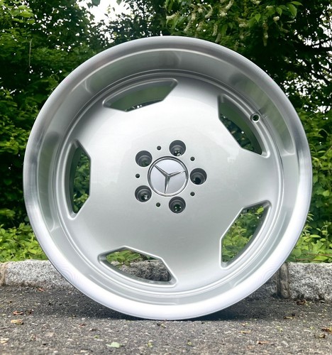 MERCEDES DEEP DISH 18 INCH MONOBLOCK RIMS SET4 NEW 18/8 18/9 E300 C300 ...