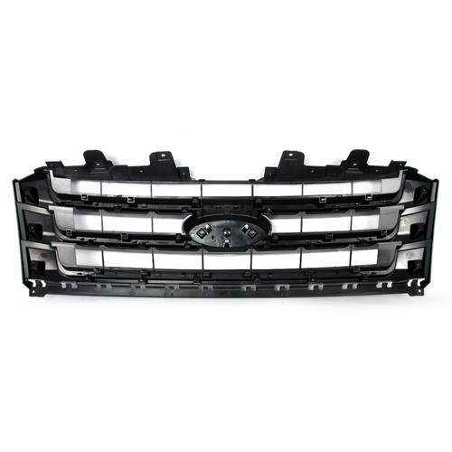 For 2015 16 2017 Ford Expedition Front Bumper Upper Grille Gloss Black ...