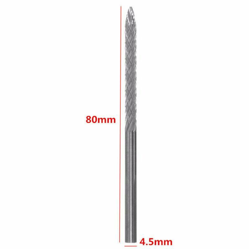 4.5mm Carbide Filing Drill Bit Car Tire Puncture Cut File Tool Edge ...