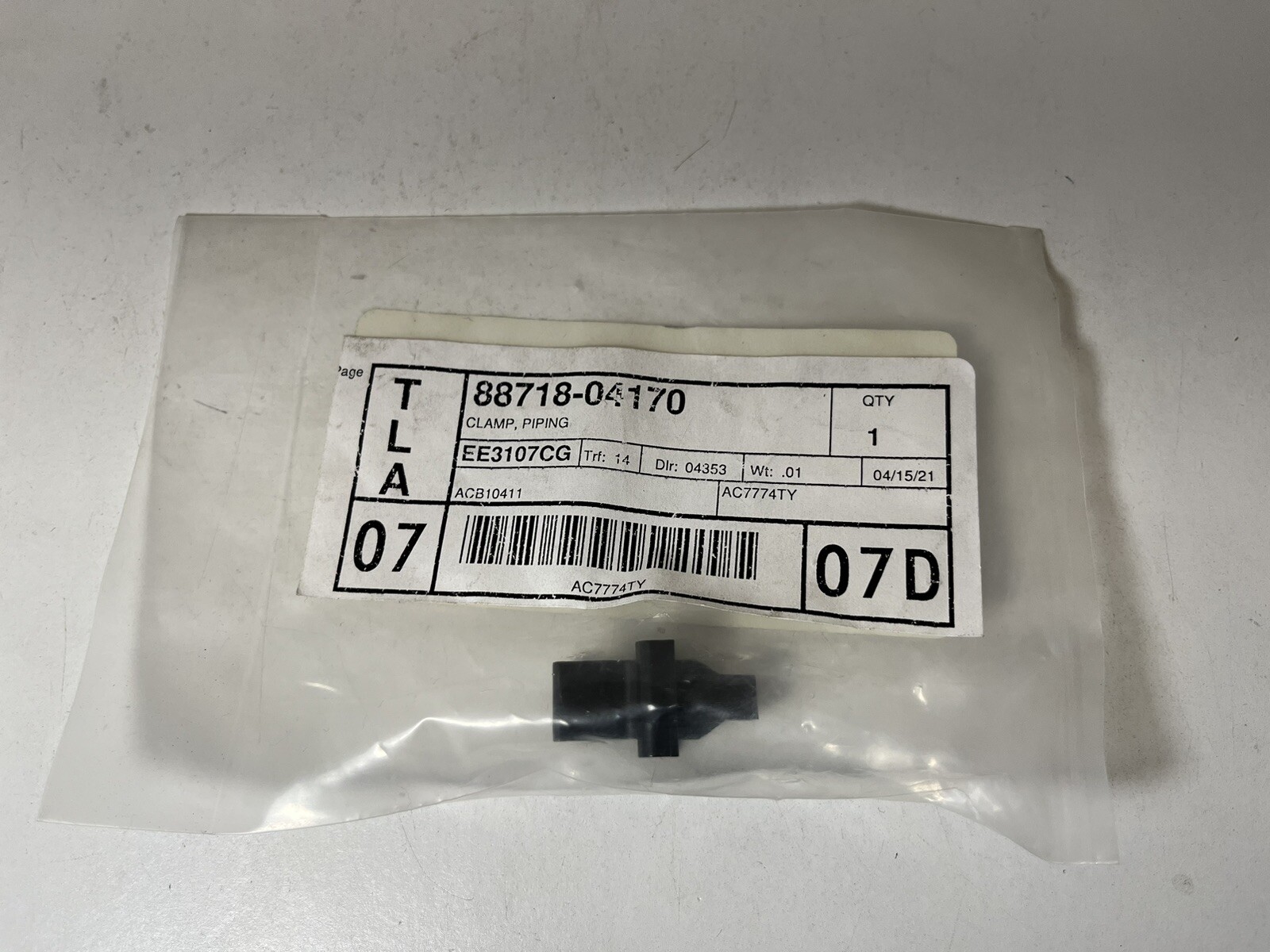 Genuine+Toyota+Clamp+Piping+88718-04170 for sale online | eBay