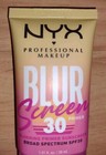 NYX Professional Makeup Blur Screen 30 Blurring Face Primer Sunscreen ...