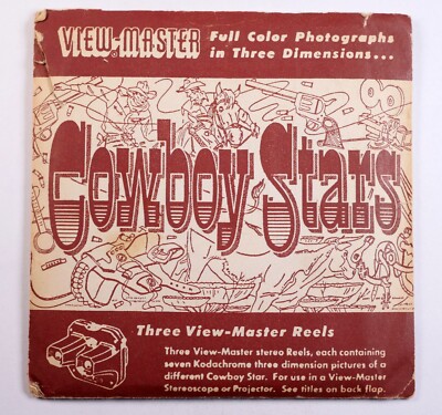 View-Master Cowboy Stars 3 reel packet 950, 955, 960 | eBay