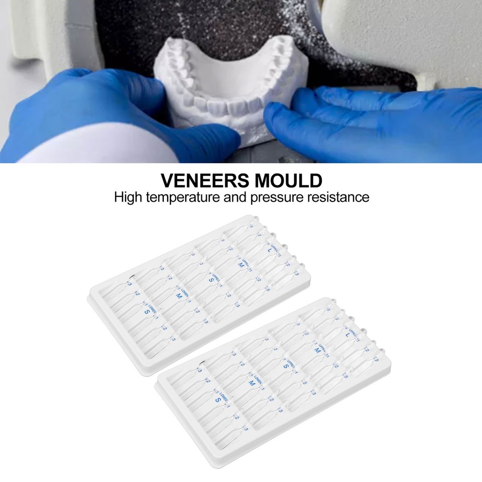 60pcs Veneers Mould Heat Resistance Resistance Dental Veneer Template ...