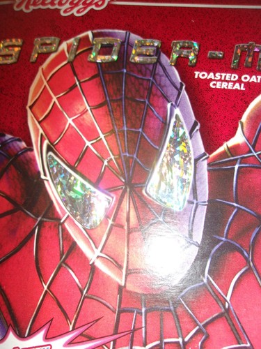 Kellogg's 2002 Spider-Man Movie Cereal Sealed Unopened Prismatic Berry ...
