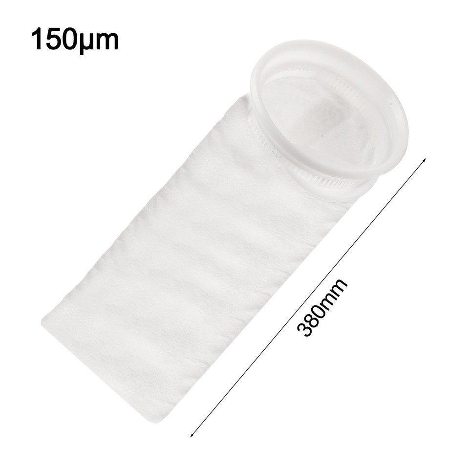 3x White Filter Bag PP Non-woven Water Treatment Filter Bag Replacement ...