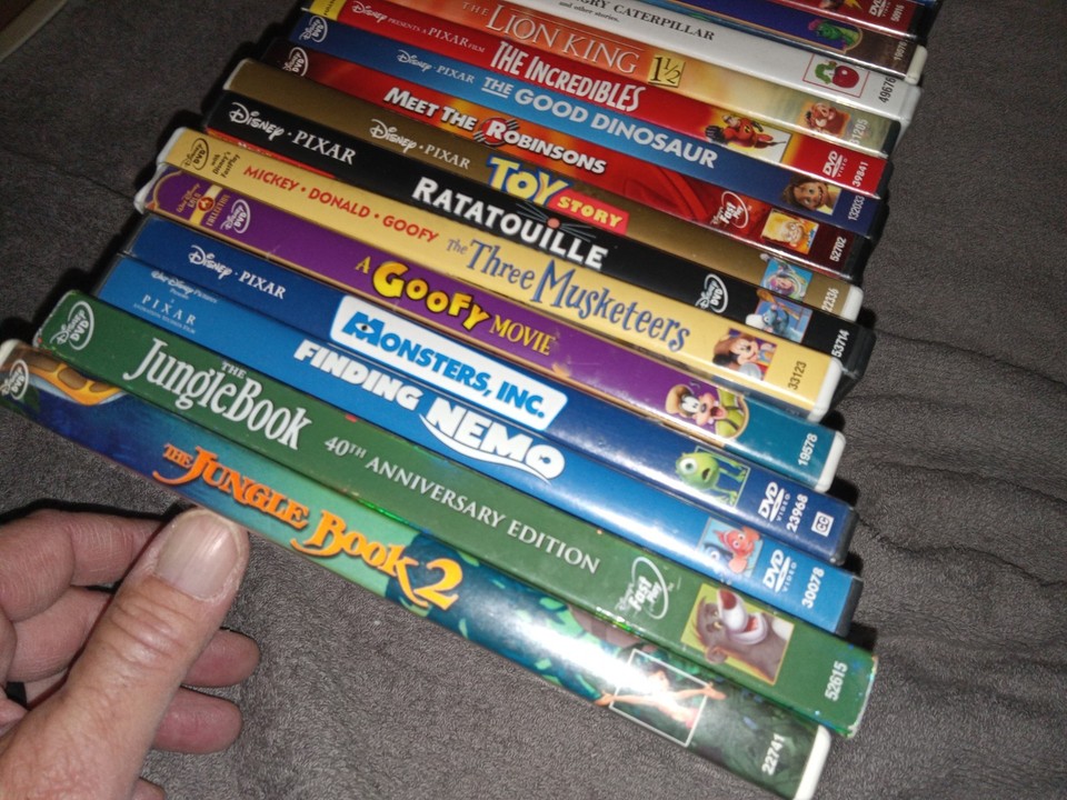 Disney Pixar DVD Lot~Three Musketeers/Jungle Book 1 & 2/Goofy Movie/Toy ...