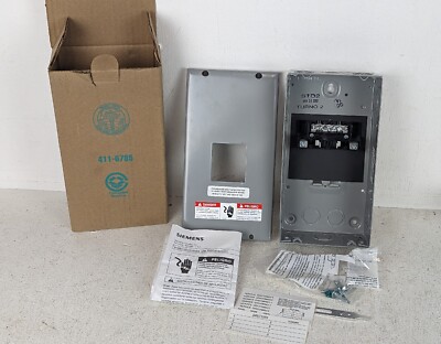 Siemens E0204ML1060SU Indoor Main Lug Load Center Panel, 60 Amps 4 ...