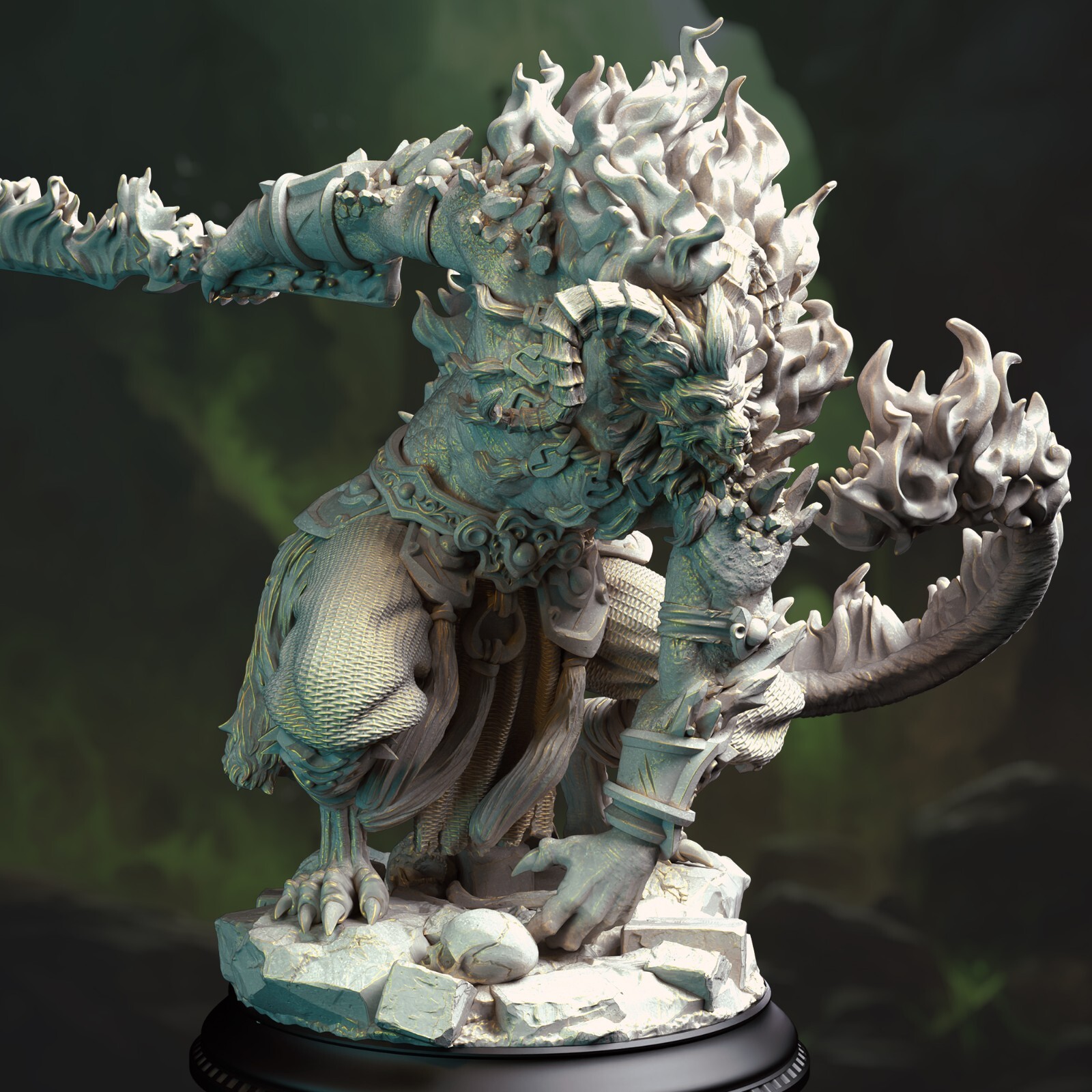 Rakshasa Demon Devil Lord Hell Miniature | D&D DnD | eBay