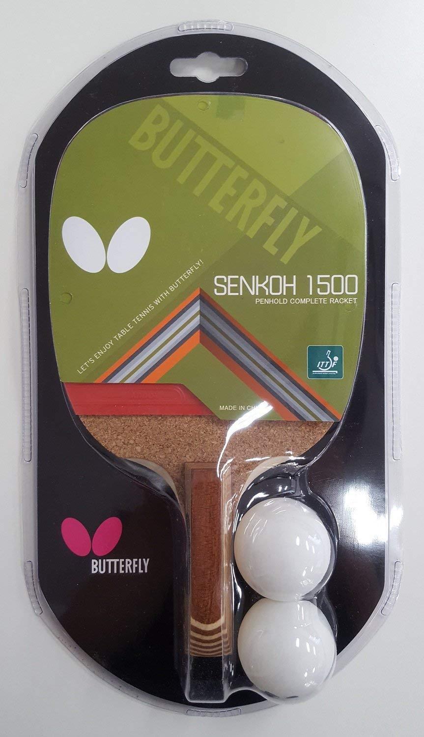 Butterfly Senkoh Japan 1500 Penhold Table Tennis Racket with Rubber | eBay