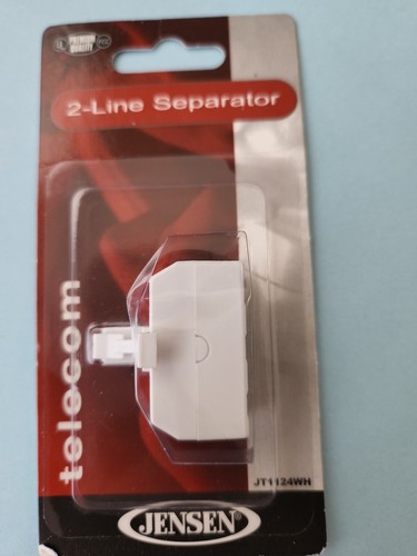 Jensen - Telecom - White 2 Line Separator - NIP | eBay