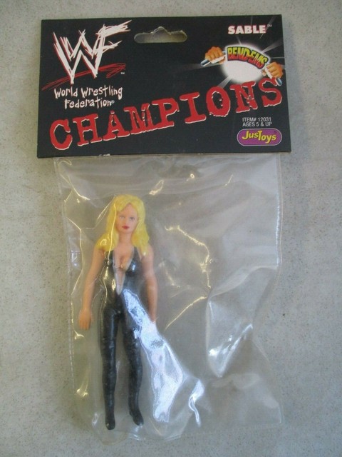 WWF Champions Bend-ems Sunny Action Figure From Just Toys 1998 T1040 ...