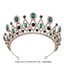 55 Styles Green Crystal Queen Princess Tiara Crown Wedding Prom Queen ...