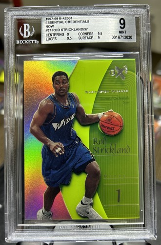 1997-98 E-X2001 Essential Credentials Now Rod Strickland BGS 9 21/37 | eBay