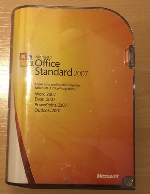 Microsoft Windows Office Standard 2007, Word Excel Outlook PowerPoint ...