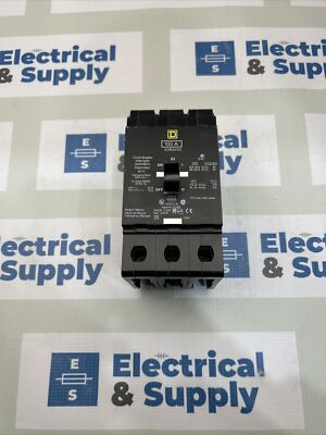 EDB34100, 100A, 480V, 3 POLE, CIRCUIT BREAKER Square D New | eBay