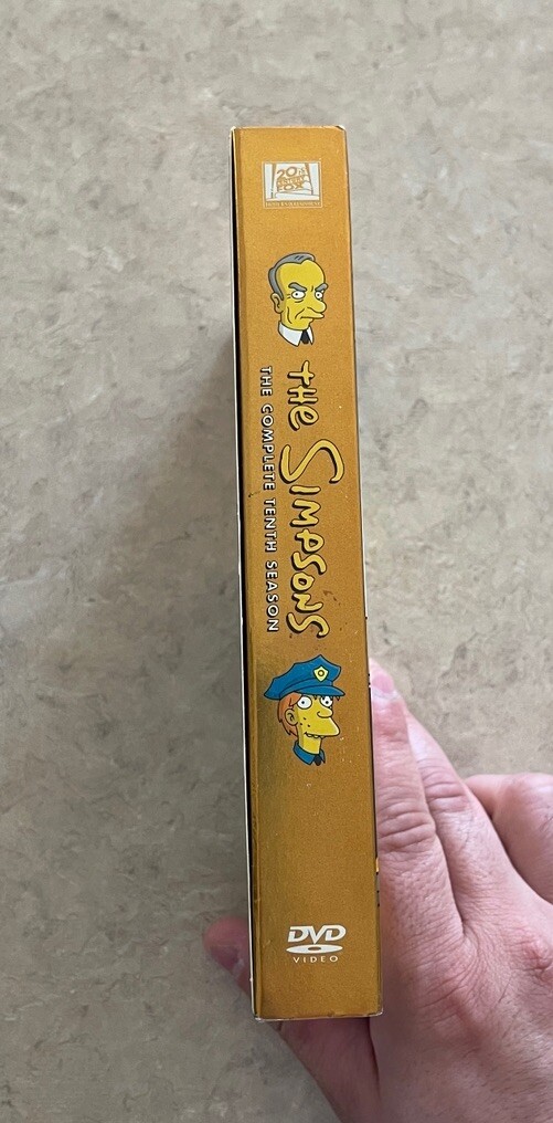 The Simpsons Season 10 Tenth Collector's Edition Set DVD With Book ...