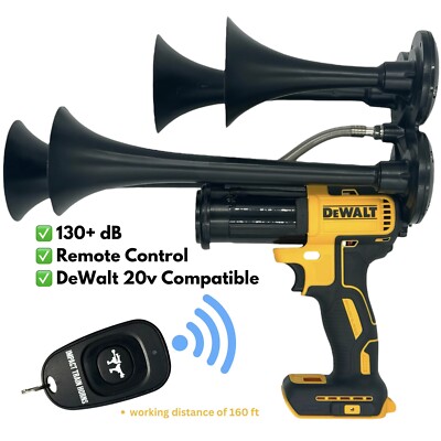 DeWalt Train Horn with Remote Control - Impact Train Horns | eBay