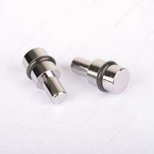 12 Glass Shelf Pin with Rubber Ring Peg Safe Anti Skid Cupboard Bracket ...