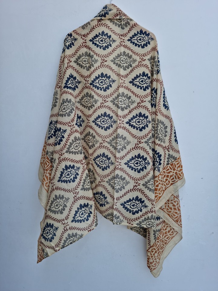 Rajasthani Block Print Sarong – Indian Cotton Beach Wrap, Boho Style ...