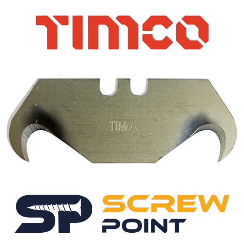 Hooked Utility Knife Blades | 51 x 19 x 0.6 | 10 Pack | eBay UK