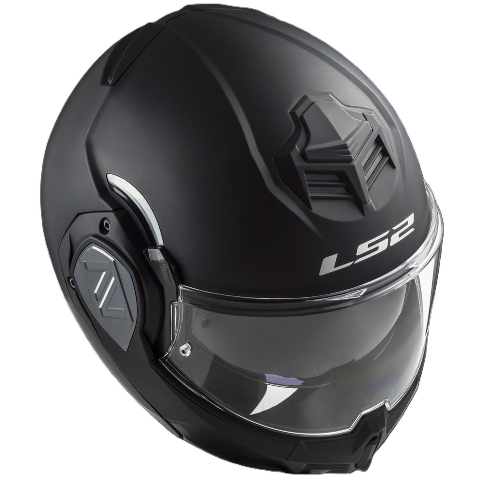 LS2 FF906 Advant Plain Flip Up Modular Motorcycle Motorbike Helmet ...