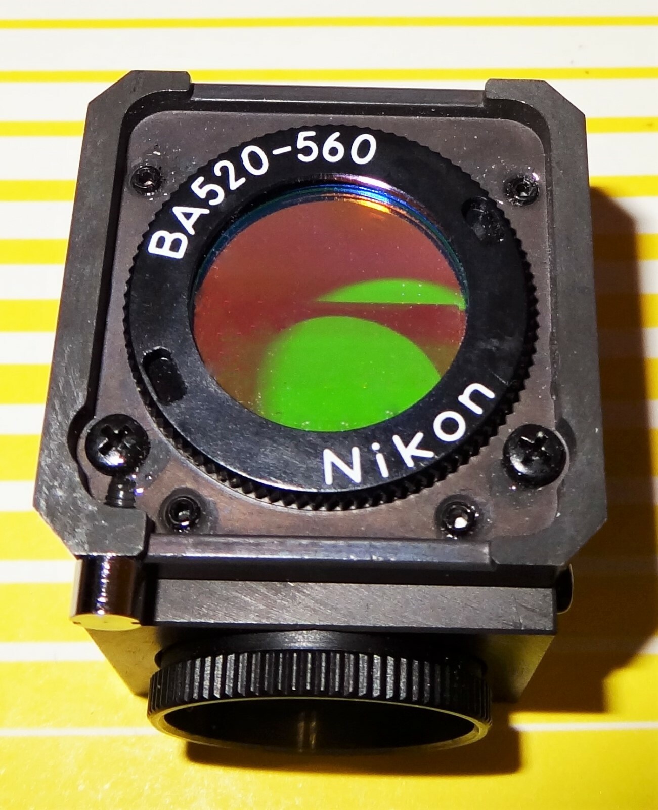 Nikon B-1E Fluorescent Microscope Filter Cube for Labophot, Optiphot ...