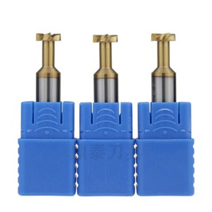 HRC55 T Slot Keyseat Milling Cutter Solid Carbide End Mill 4-12mm CNC ...