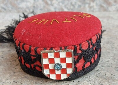 CRO Army HOS Paramilitary unit, LIČKA KAPA PLITVICE, Croatian Cap Lika ...