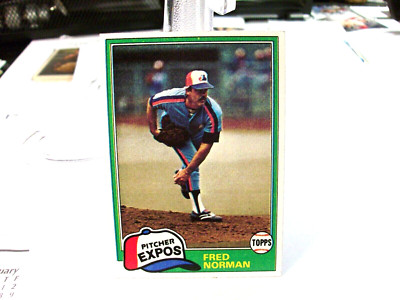 1981 Topps Baseball #497 - Fred Norman - Montreal Expos 81-584 | eBay