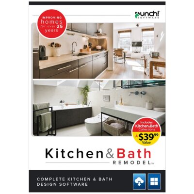Punch Software Kitchen & Bath Remodel Complete Kitchen & Bath Design Software | eBay
