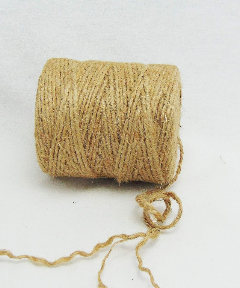 Natural Jute Twine | 3 Ply 400 Feet | Jute Rope for Industrial Uses ...