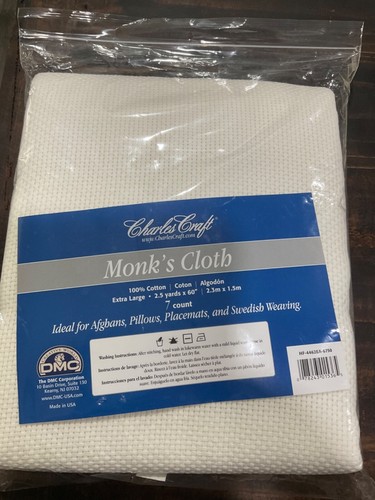 Charles Craft Charles Craft Monk's Cloth Aida 7 Count 60"X2, Natural | eBay