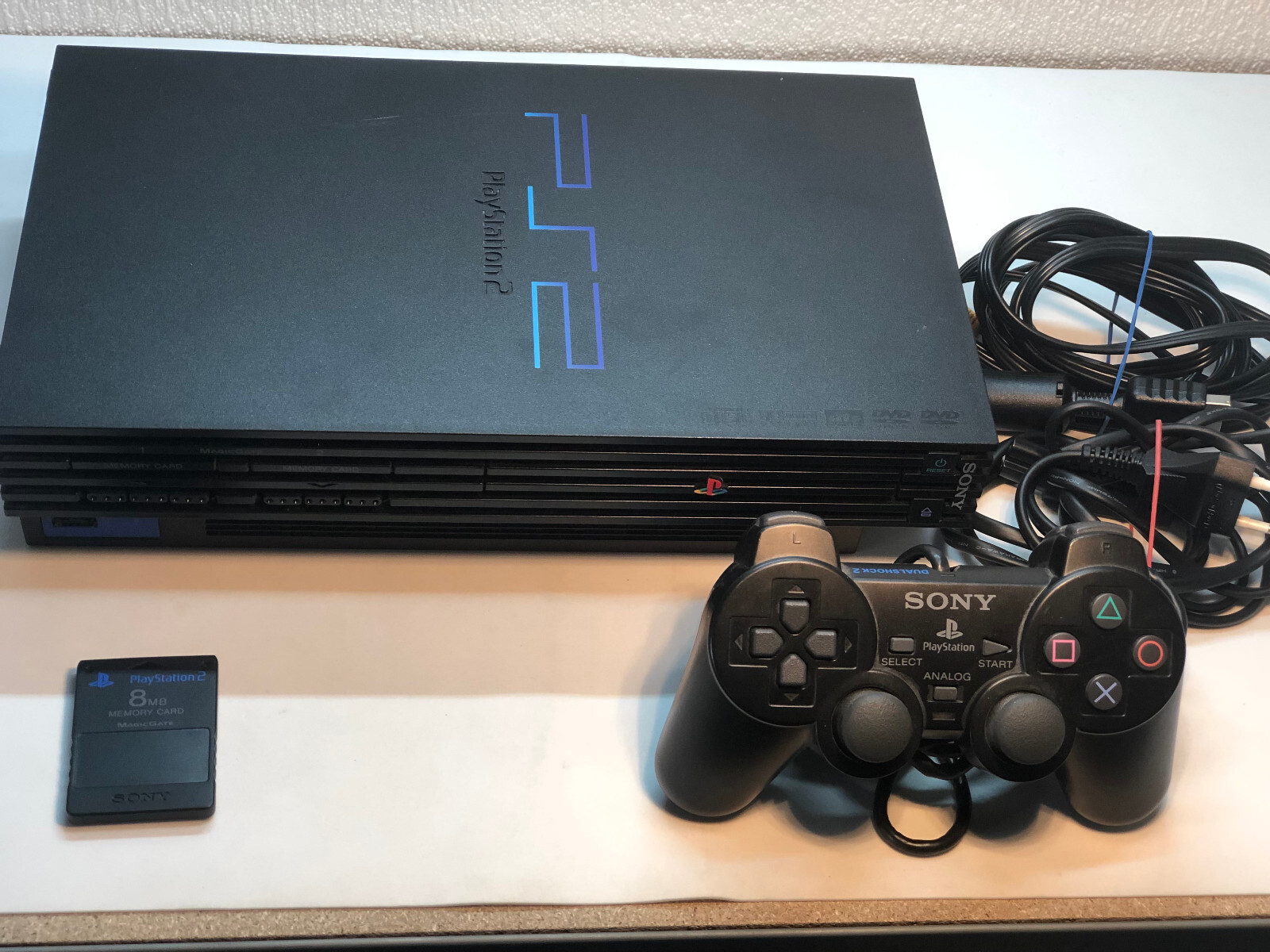 Playstation 2 PS2 Fat Slim Konsole Zubehörpaket Controller Farbe Set ...
