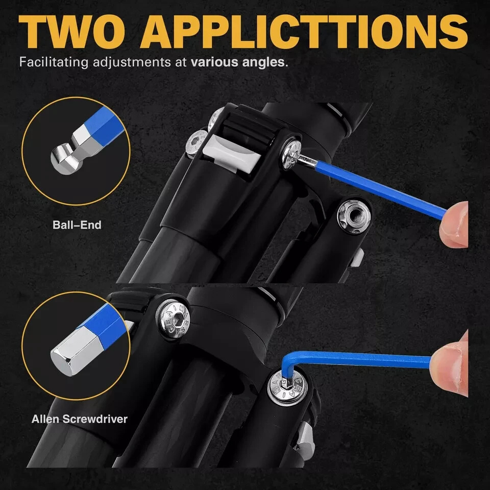 Jumbo Hex Key Allen Wrench Set | 13-Piece Metric 2-19mm | Long Ball End ...