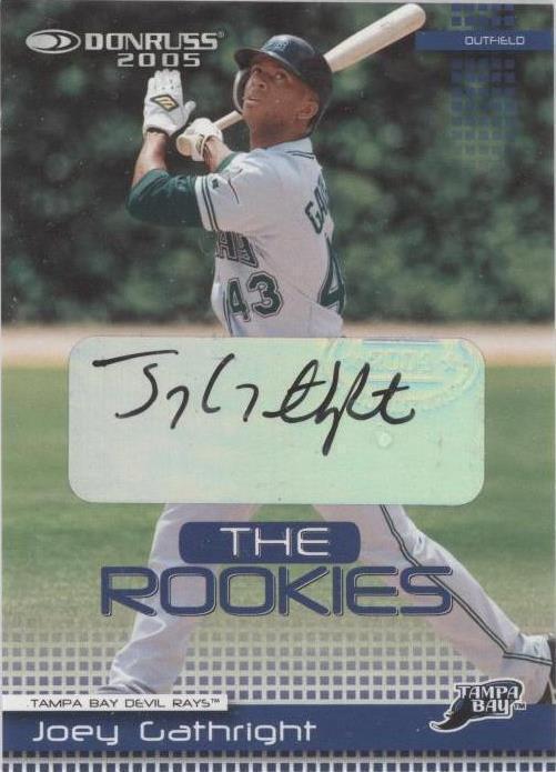 2005 Donruss - The Rookies 2004 Joey Gathright #5 Autographs (AU) for ...
