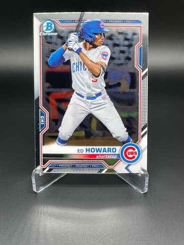 2021 Bowman Chrome BCP-221 Ed Howard - Chicago Cubs - Free Shipping | eBay