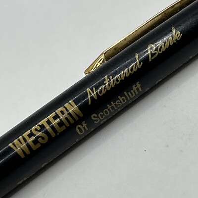 VTG Ballpoint Pen WESTERN NATIONAL BANK OF SCOTTSBLUFF Nebraska | eBay