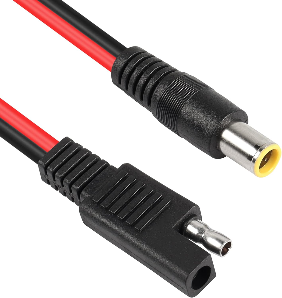 SAE to DC 8Mm Short Cable 10Cm 14 AWG SAE Solar Connector to DC 8Mm ...