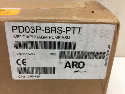 NEW SURPLUS - Aro 3/8″ Expert NON-METALLIC Diaphragm Pump PD03P-BRS-PTT ...